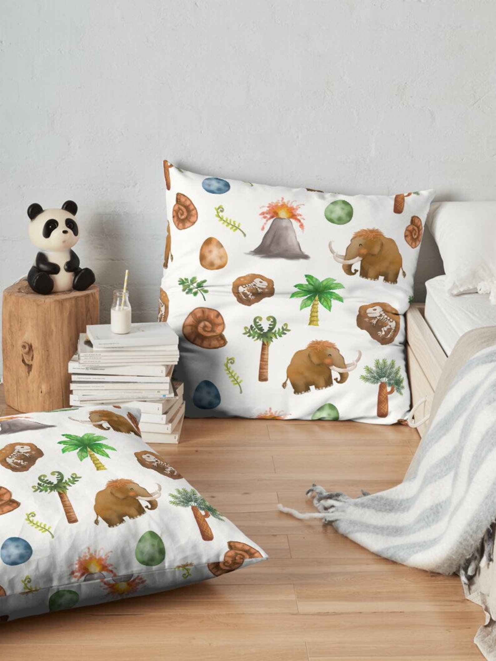 Prehistoric Seamless Pattern Jurassic Digital Paper Dinosaur - Etsy