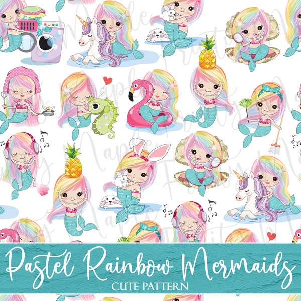 Mermaid Fabric - Etsy