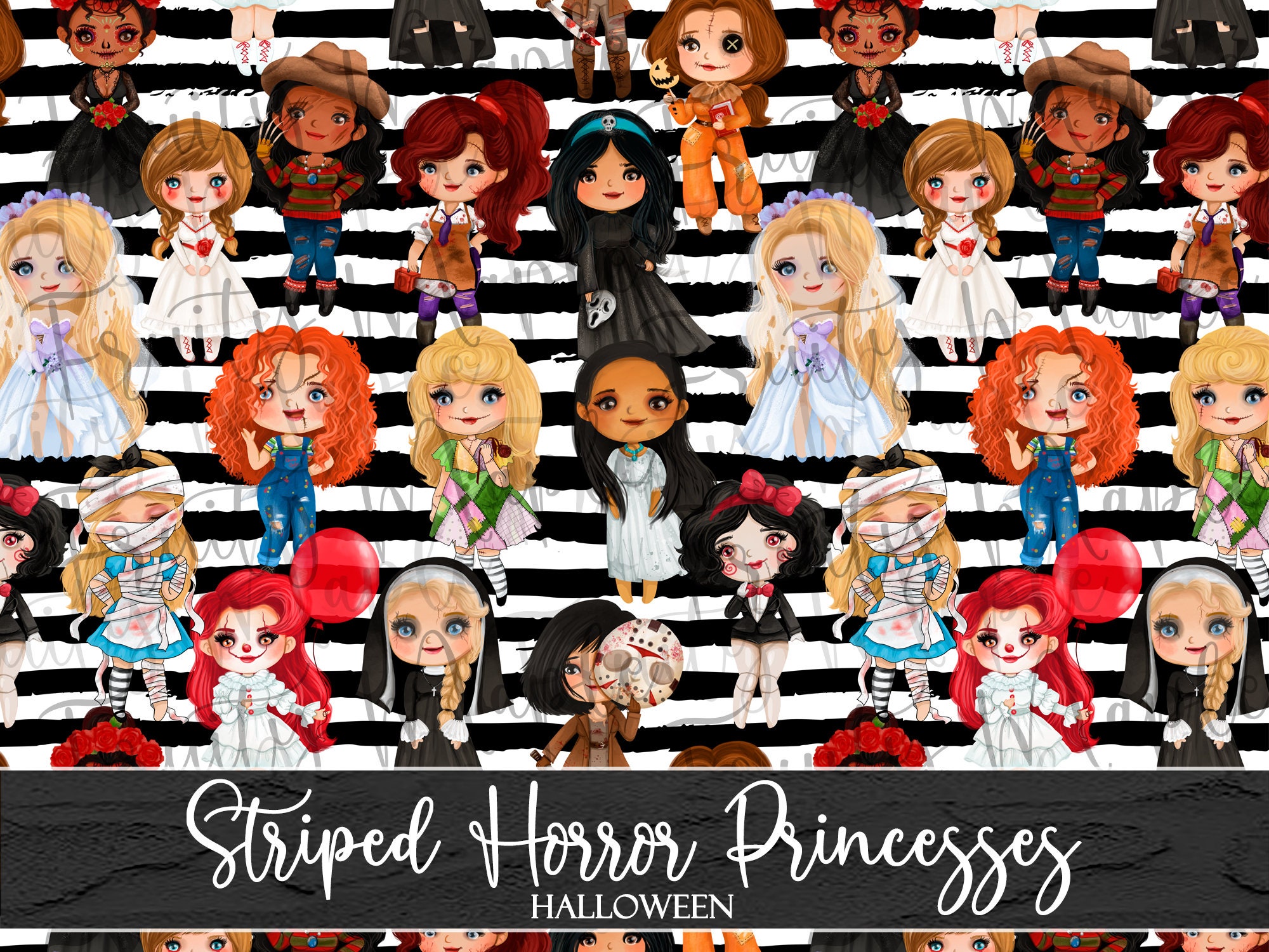 Drawing & Illustration Digital Art & Collectibles Horror Princess ...