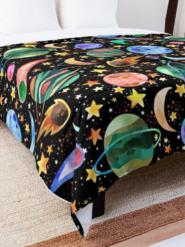 Space Seamless Pattern, Planets Digital Paper, Space Clipart Pattern ...