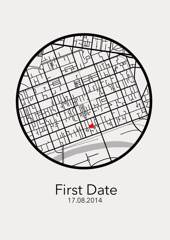 Customised Anniversary Road Map - Etsy