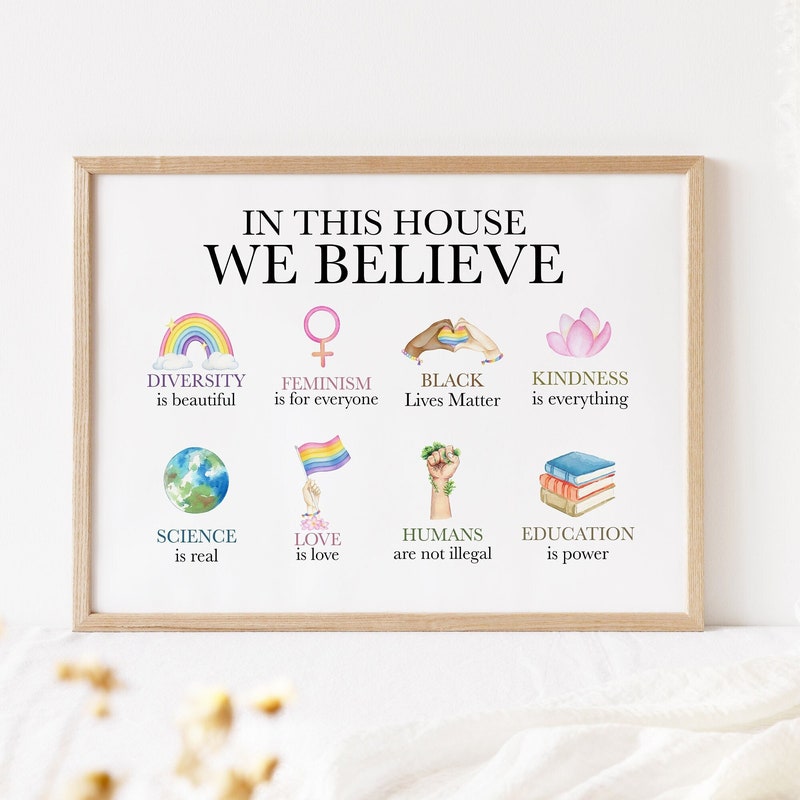 In This House We Believe - Etsy