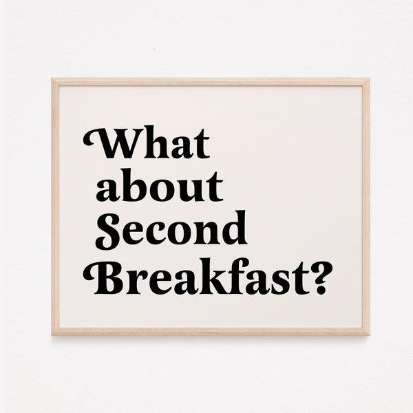 Second Breakfast - Etsy