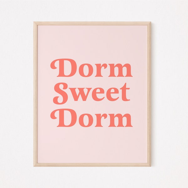 Dorm Sweet Dorm Sign - Etsy