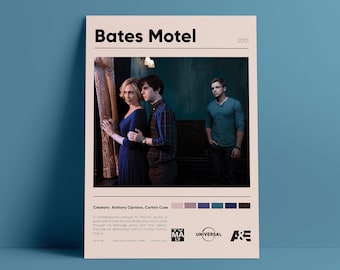 Bates Motel Original drawing. Fan-ART A4 Vera Farmiga Freddie | Etsy