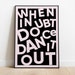 When in Doubt Dance It Out Poster Motivational Print Home - Etsy