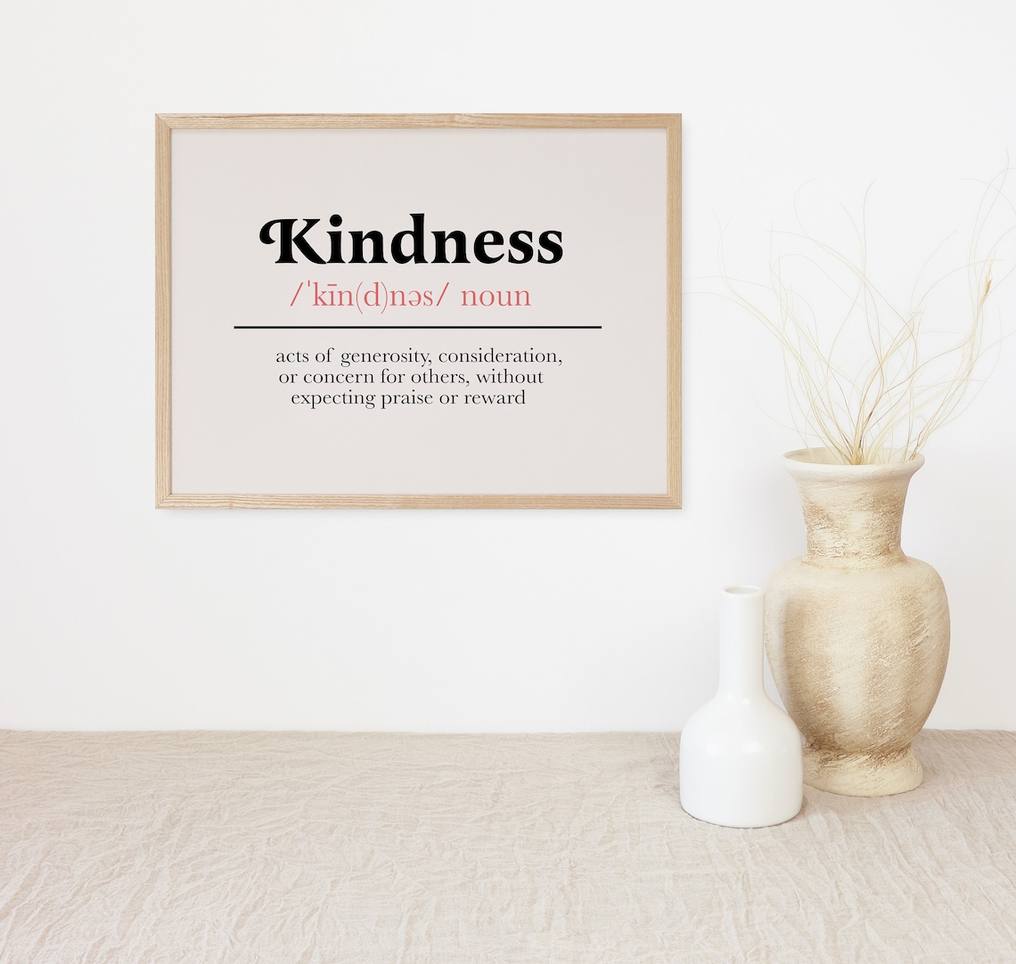 Kindness Definition Print Kindness Quote Print Kindness - Etsy