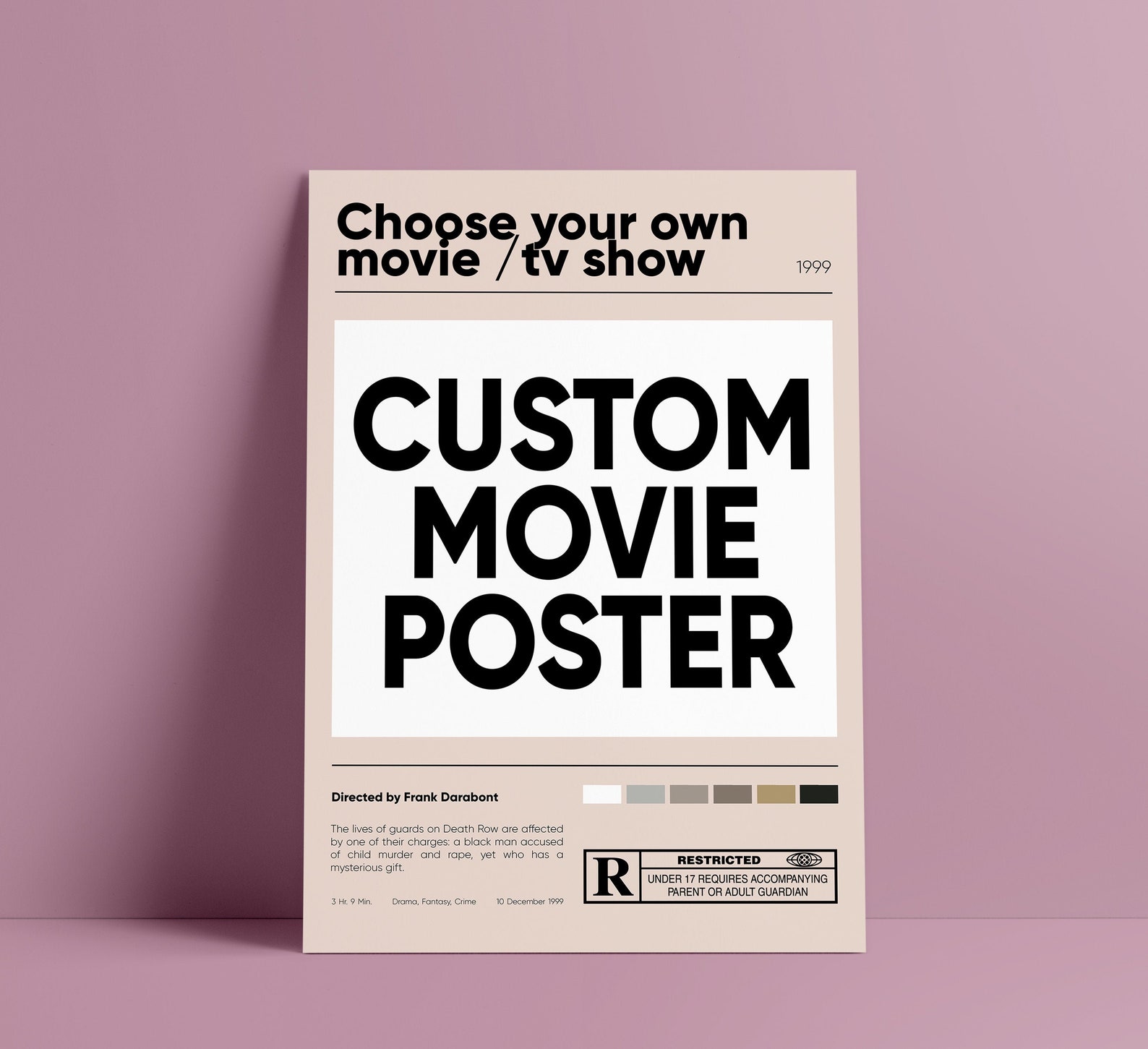 Request Your Own Movie / Tv Show Poster Custom Movie Poster Custom Tv ...