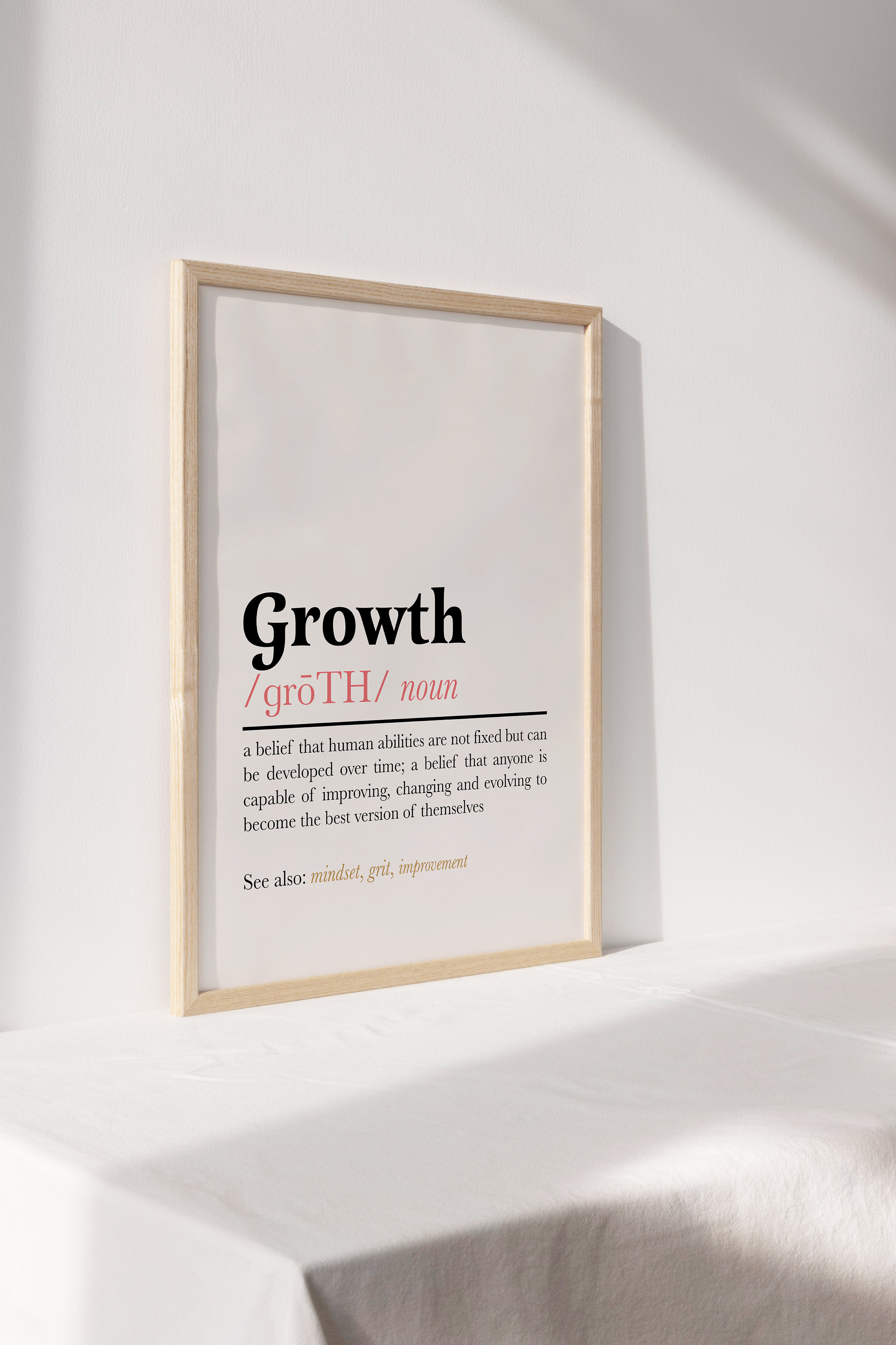 Growth Definition Print Growth Print Growth Quote Law of - Etsy