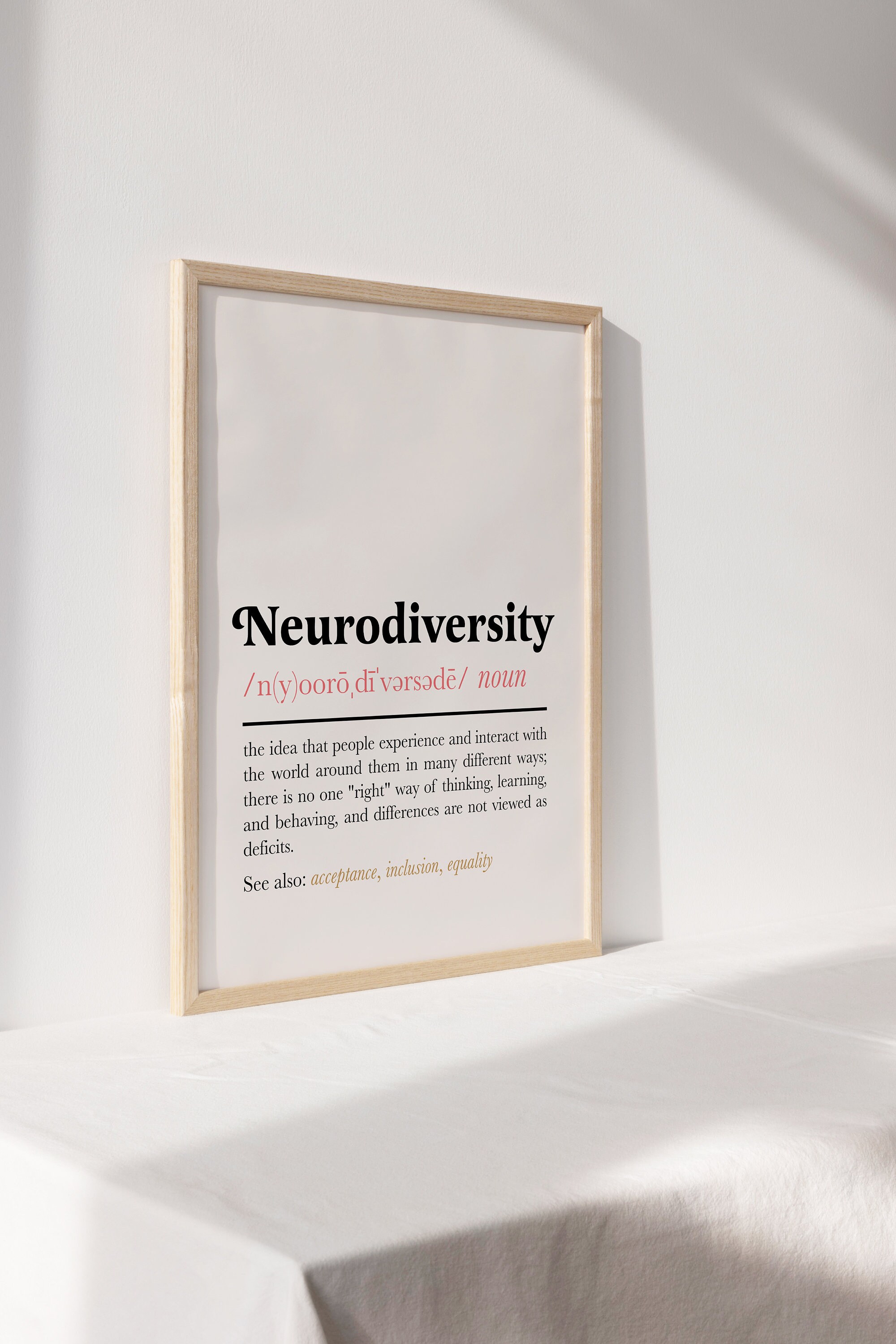 Neurodiversity Print Neurodiversity Poster Neurodiversity - Etsy