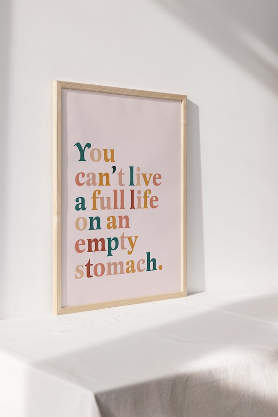 Stomach Full Quotes
