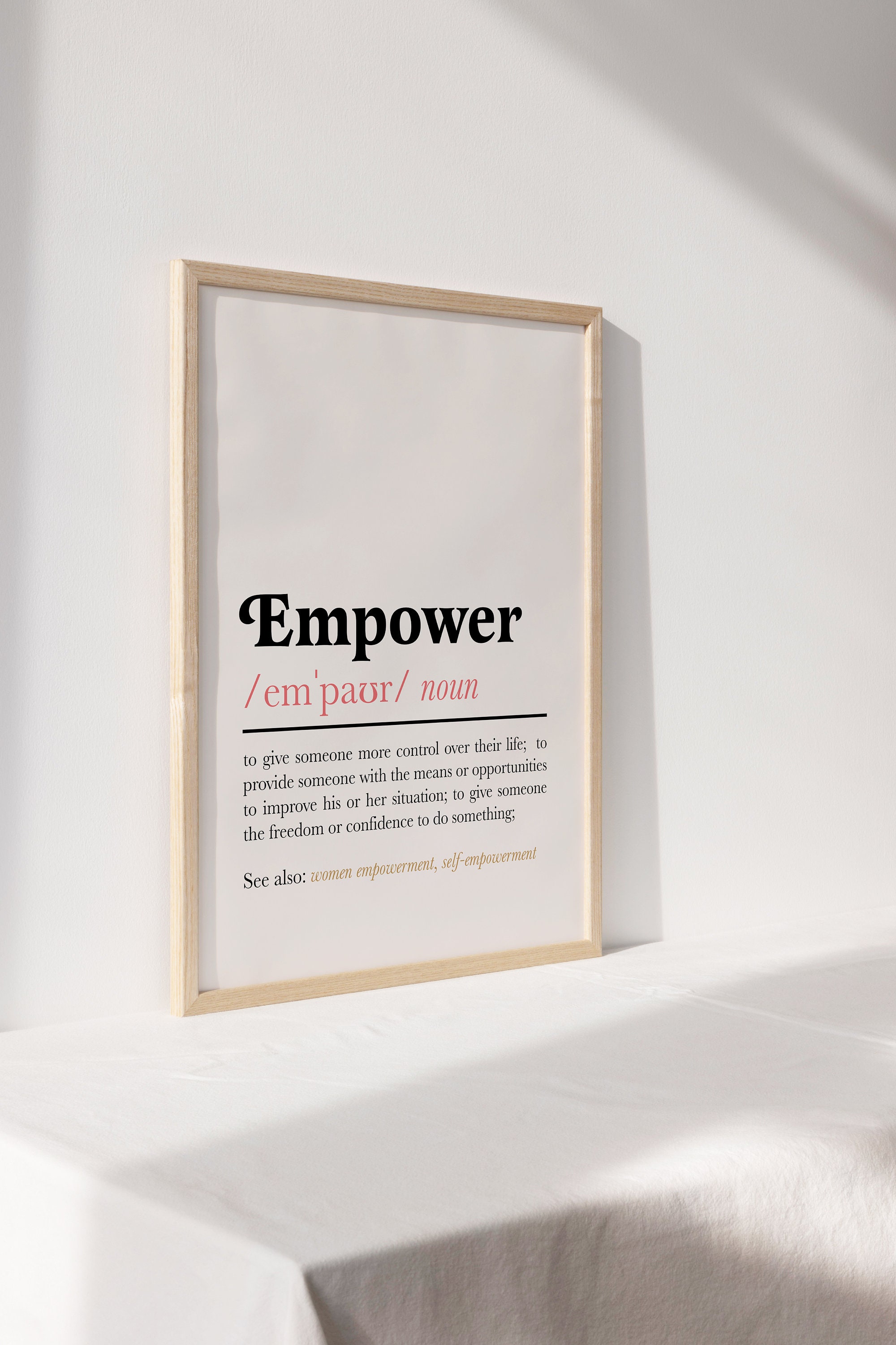 Empower Definition Print Empower Print Empower Quote Print - Etsy