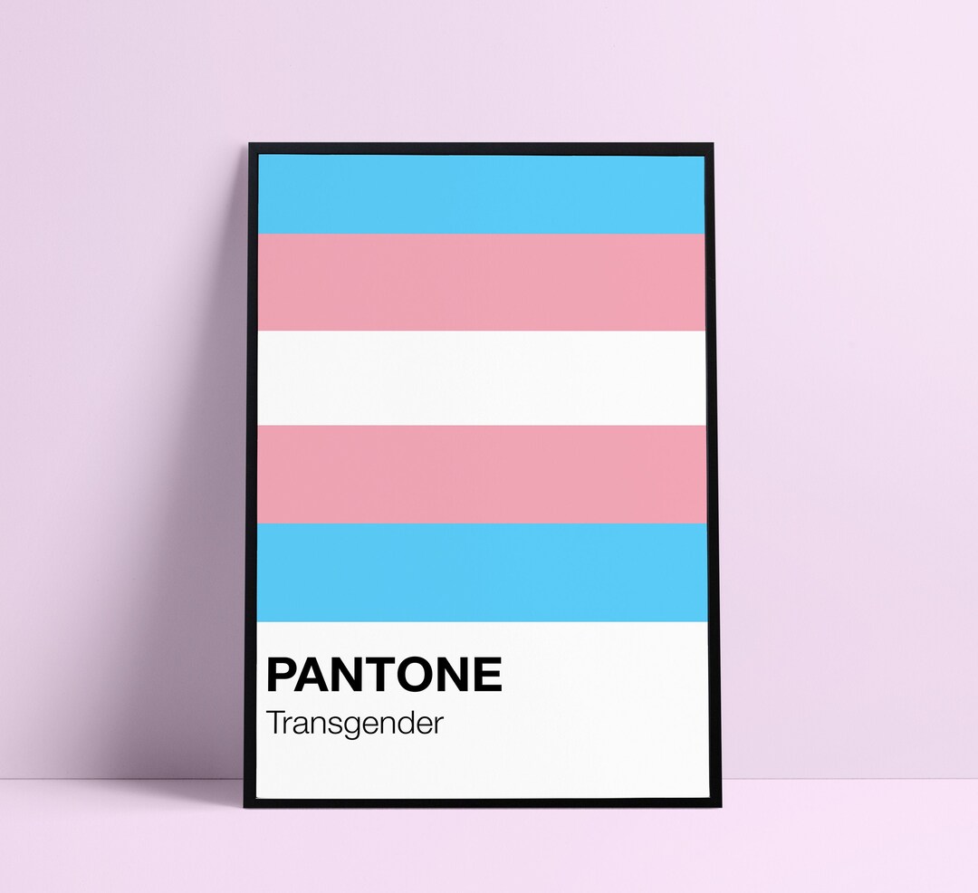 Transgender Print Transgender Pride Flag LGBT Pride Flag Trans Print ...