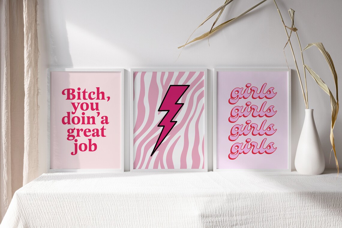 College Dorm Decor Wall Art Set of 10 College Dorm Sign - Etsy