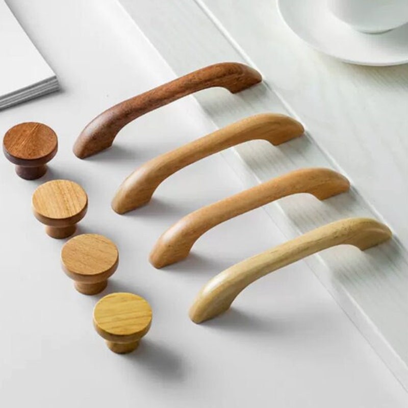 Wood Drawer Pulls - Etsy