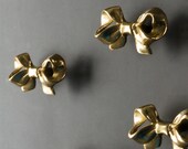 Bow Knobs Brass Drawer Pulls Wardrobe Knob Cabinet Knobs - Etsy