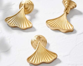 Ginkgo Drawer Pulls - Etsy