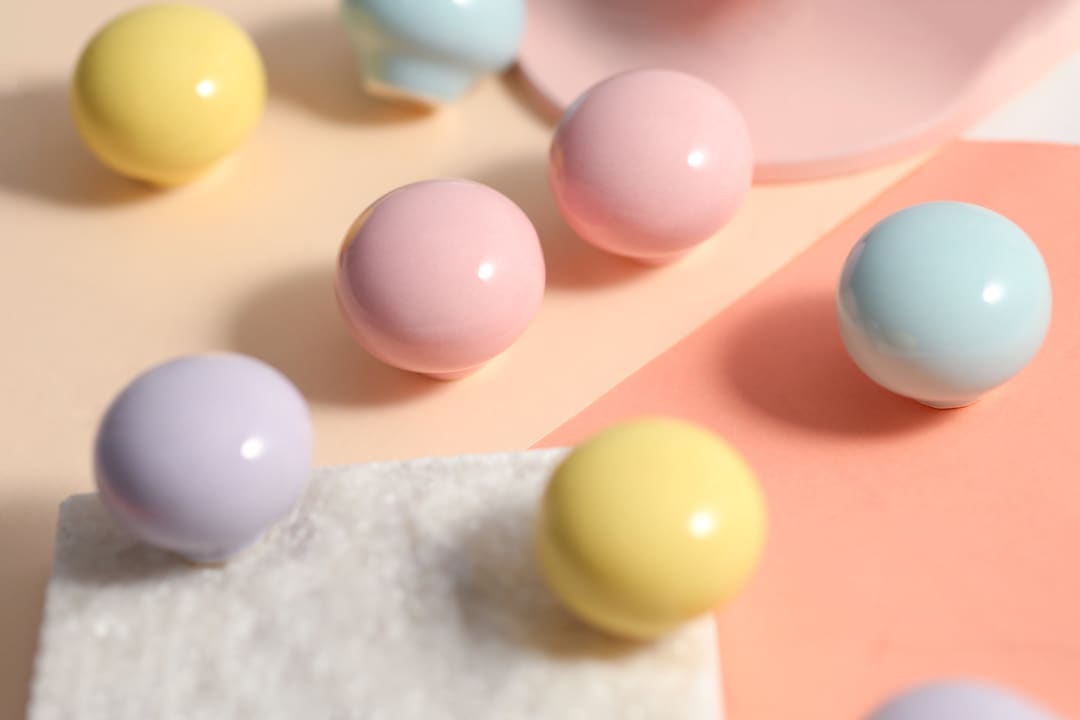 Ceramic Ball Drawer Knobs Pulls Handle Round Ball Wardrobe Knobs ...