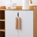 Nature Wood Handles Pulls for Cabinet Modern Drawer Knob Dresser Door ...