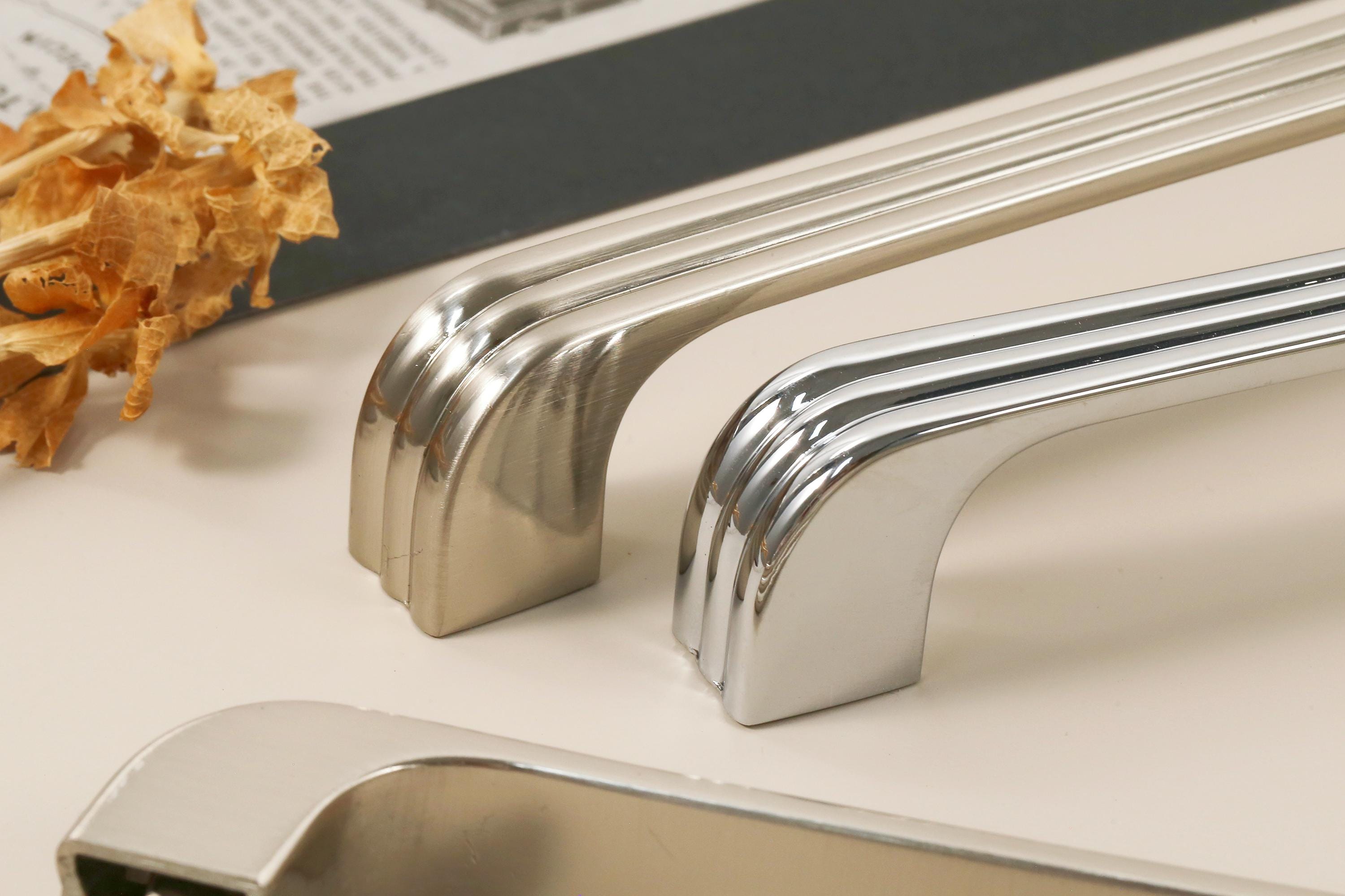 Custom Engraved Chrome Streamline Design Handle Thickened Base ...