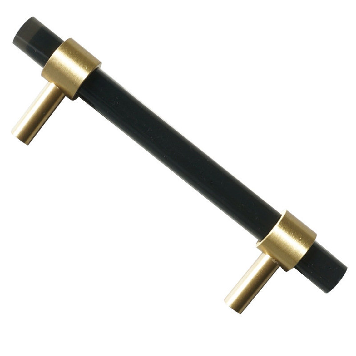 Black Acrylic handles Modern smooth pulls for Cabinet | Etsy