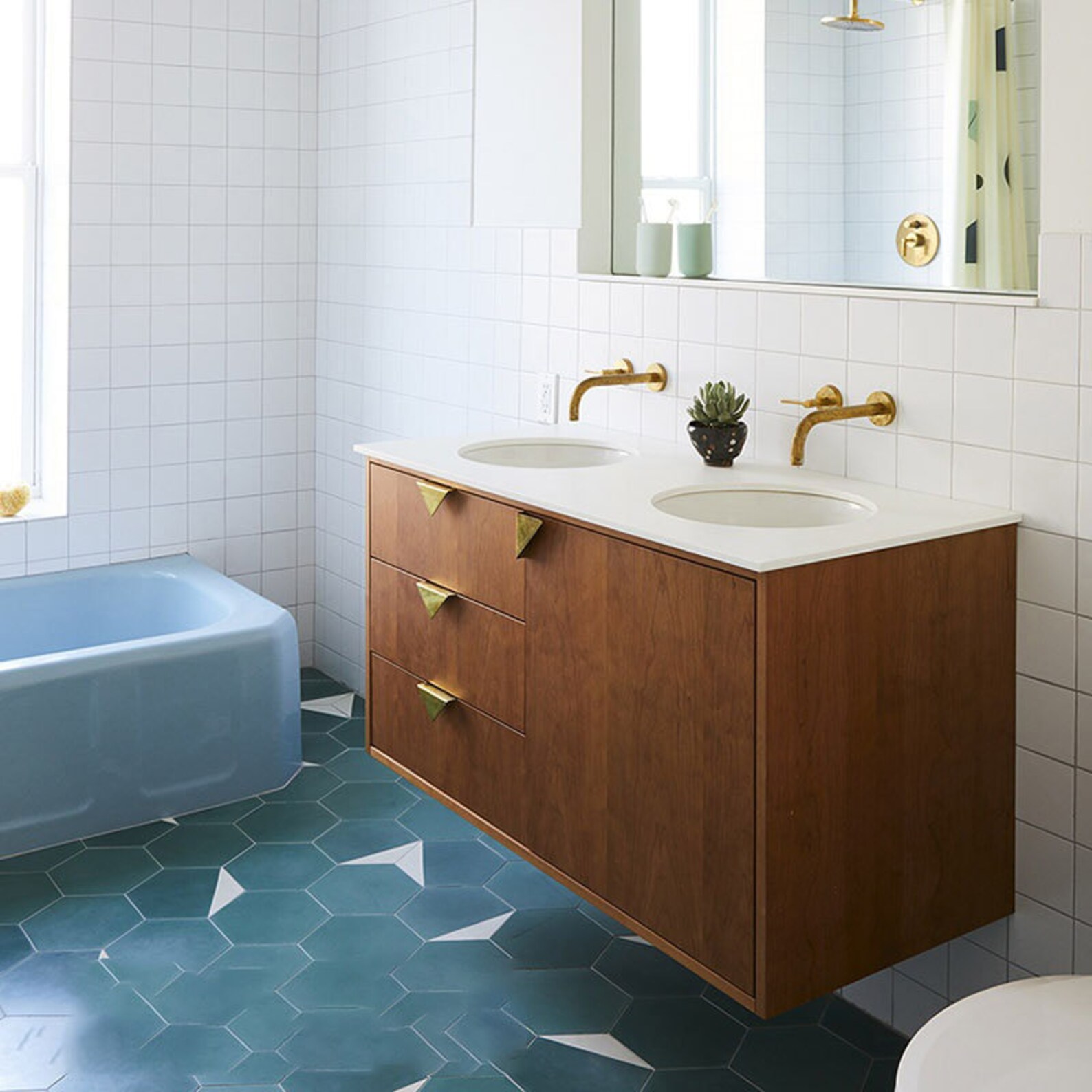 Triangle Brass Knobs cupboard drawer pulls wardrobe Knob | Etsy