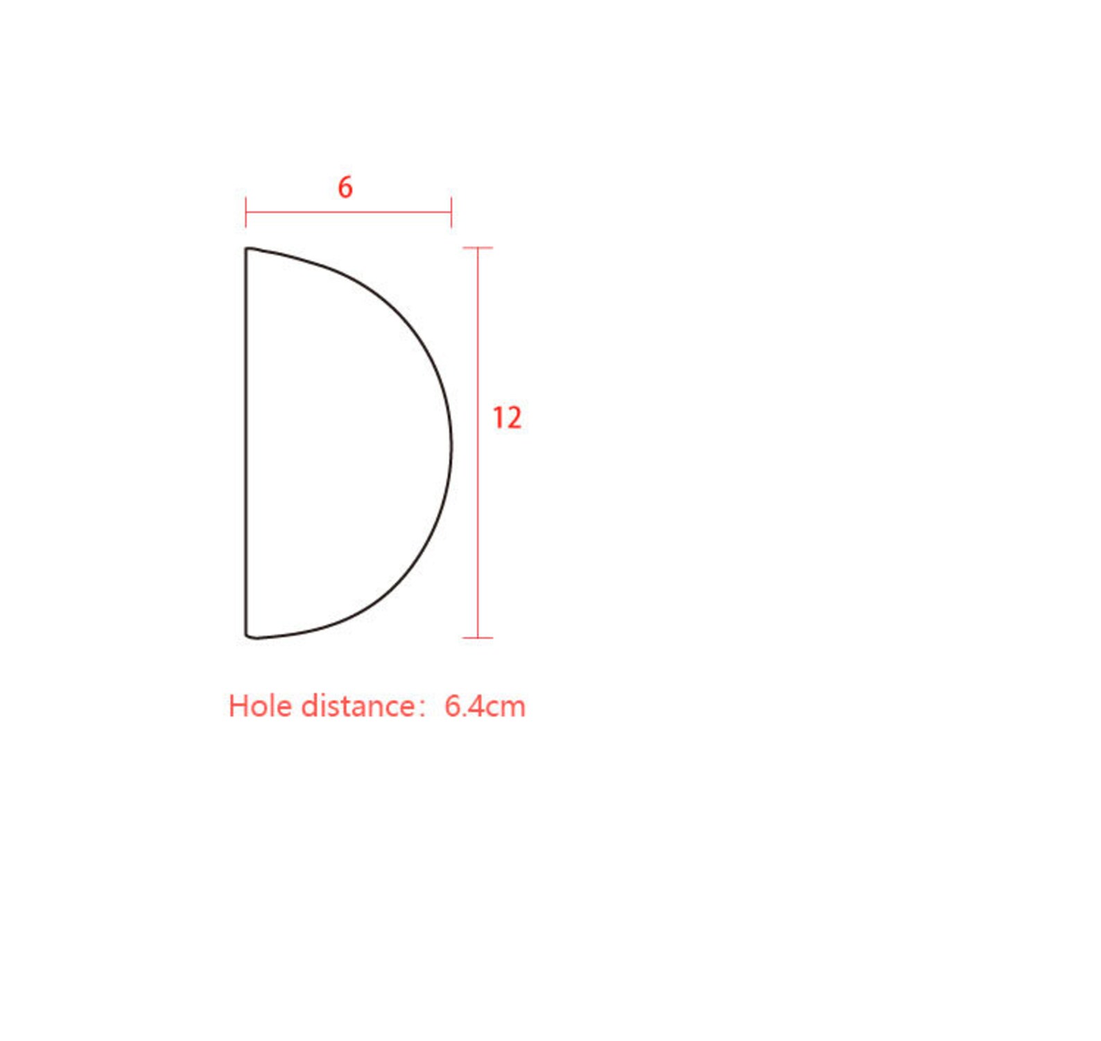 Semicircle Wood Drawer Knobs/cupboard Drawer Pulls/wooden Half - Etsy