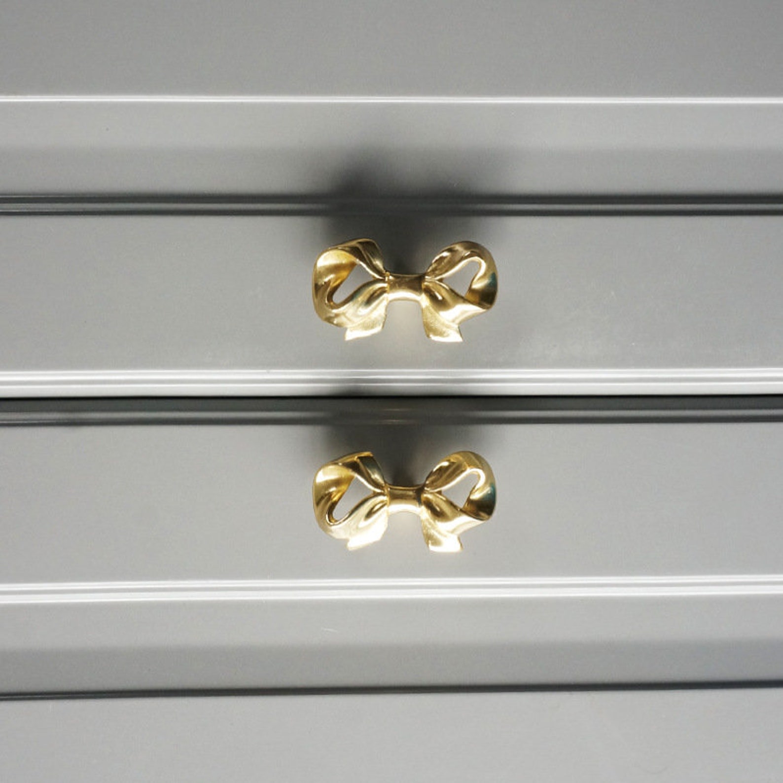 Bow Knobs Brass Drawer Pulls Wardrobe Knob Cabinet Knobs - Etsy