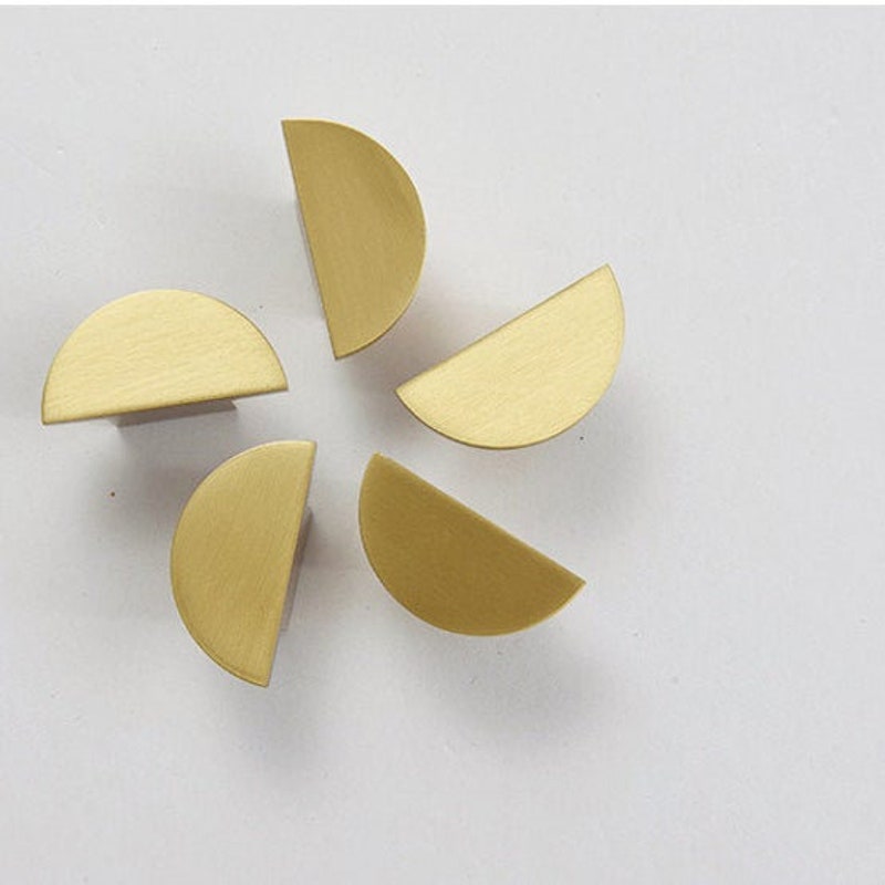 Brass Half Moon - Etsy
