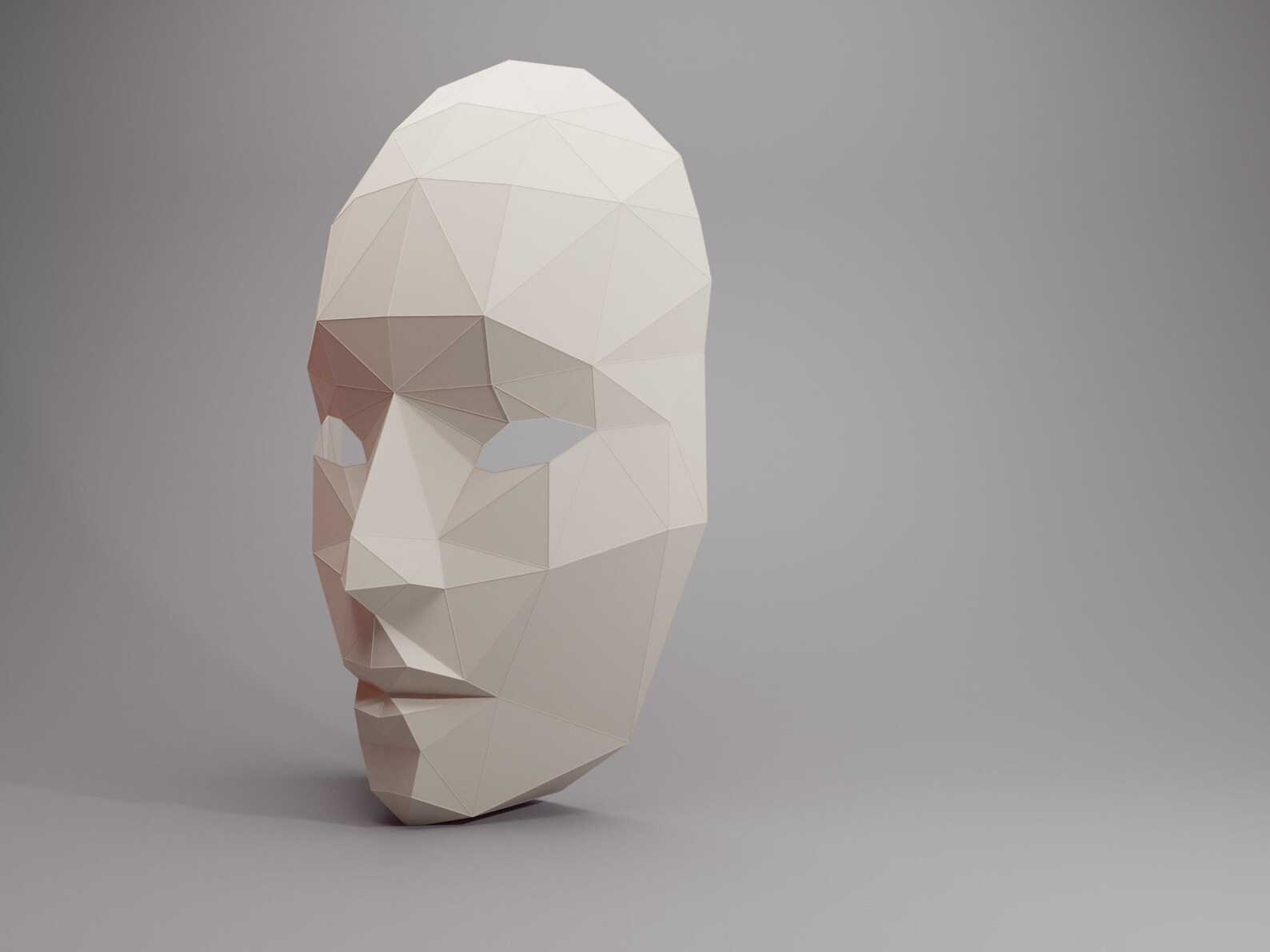 3d Papercraft Mask Venetian Face Pattern. Venice Mask Origami, Asaro ...