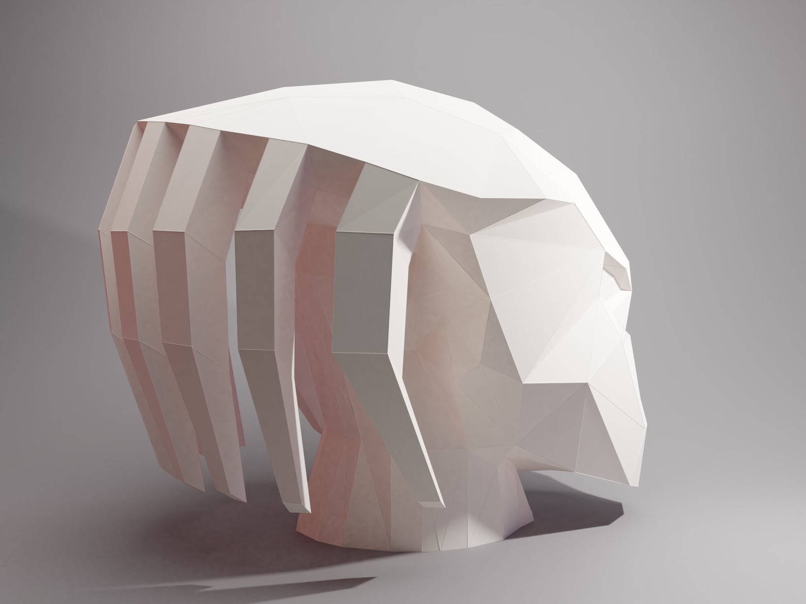 3d Predator Papercraft Trophy. Yautja Origami Full Face - Etsy