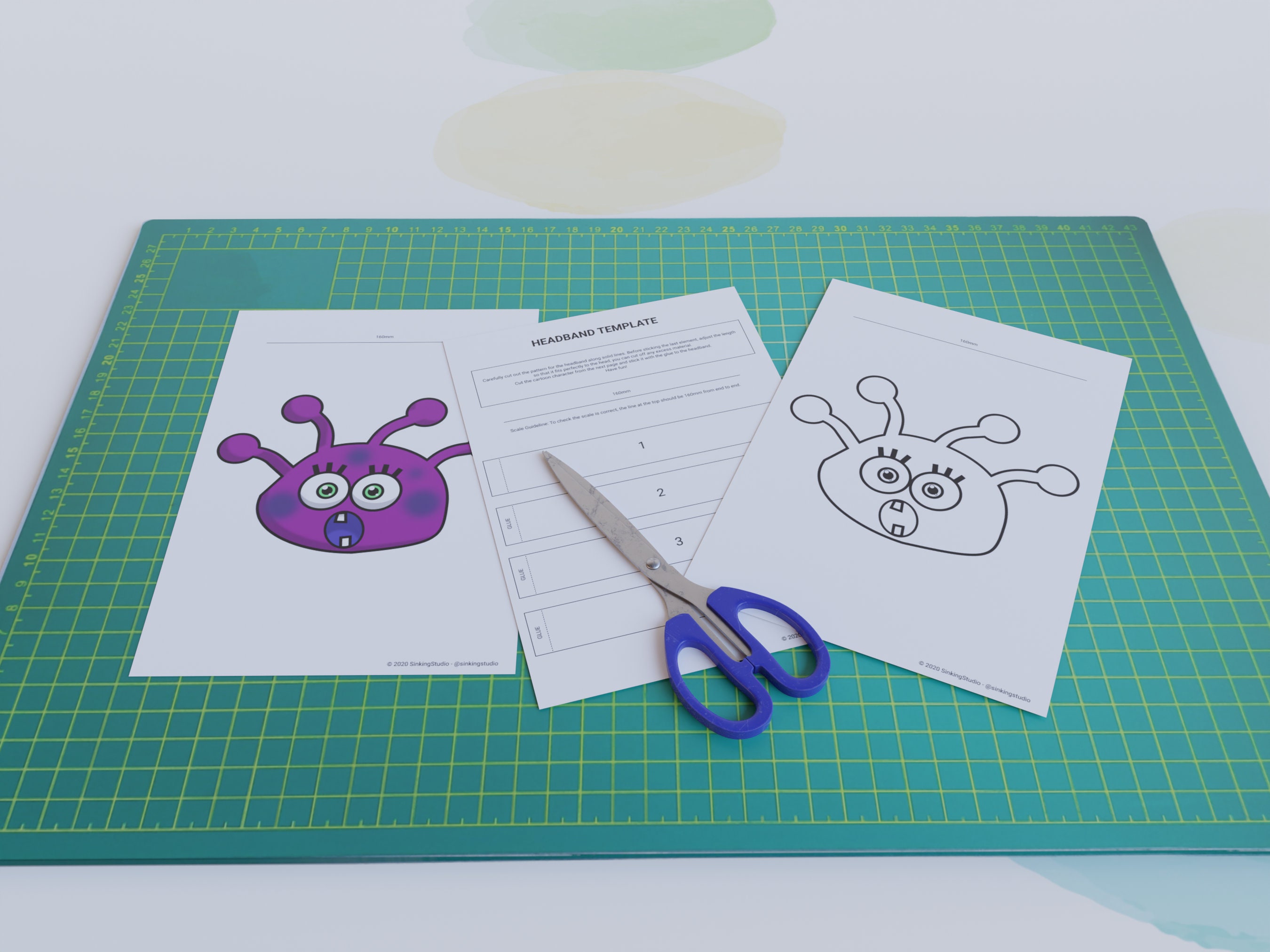 Cool Virus Paper Crown for Birthday and Kindergarten Party - Etsy