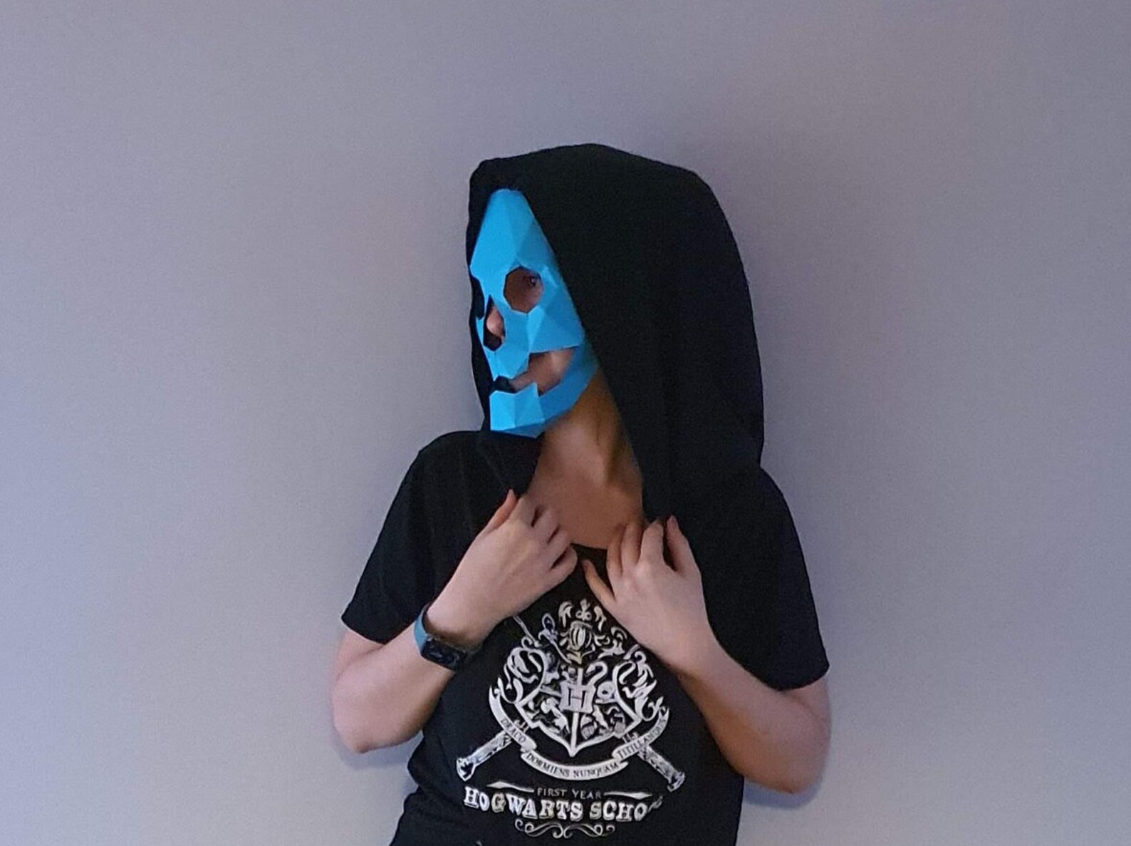 Papercraft Mask, Skull Mask for Halloween and Cosplay Party Lowpoly ...