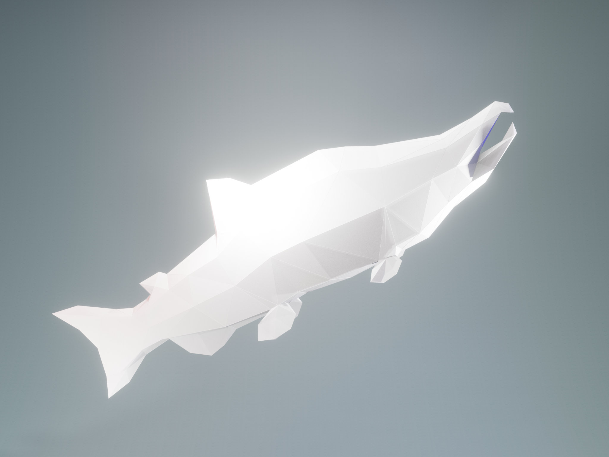 3D Papercraft Salmon Fish Trophy Alaska Sockeye Paper Home - Etsy