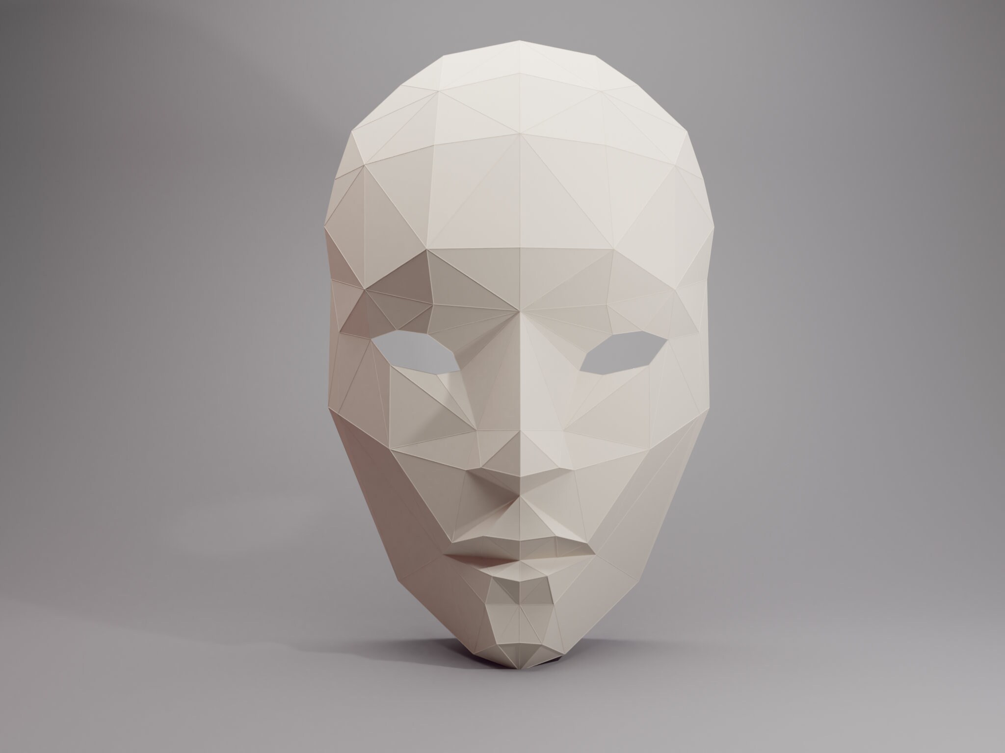3d Papercraft Mask Venetian Face Pattern. Venice Mask Origami, Asaro ...