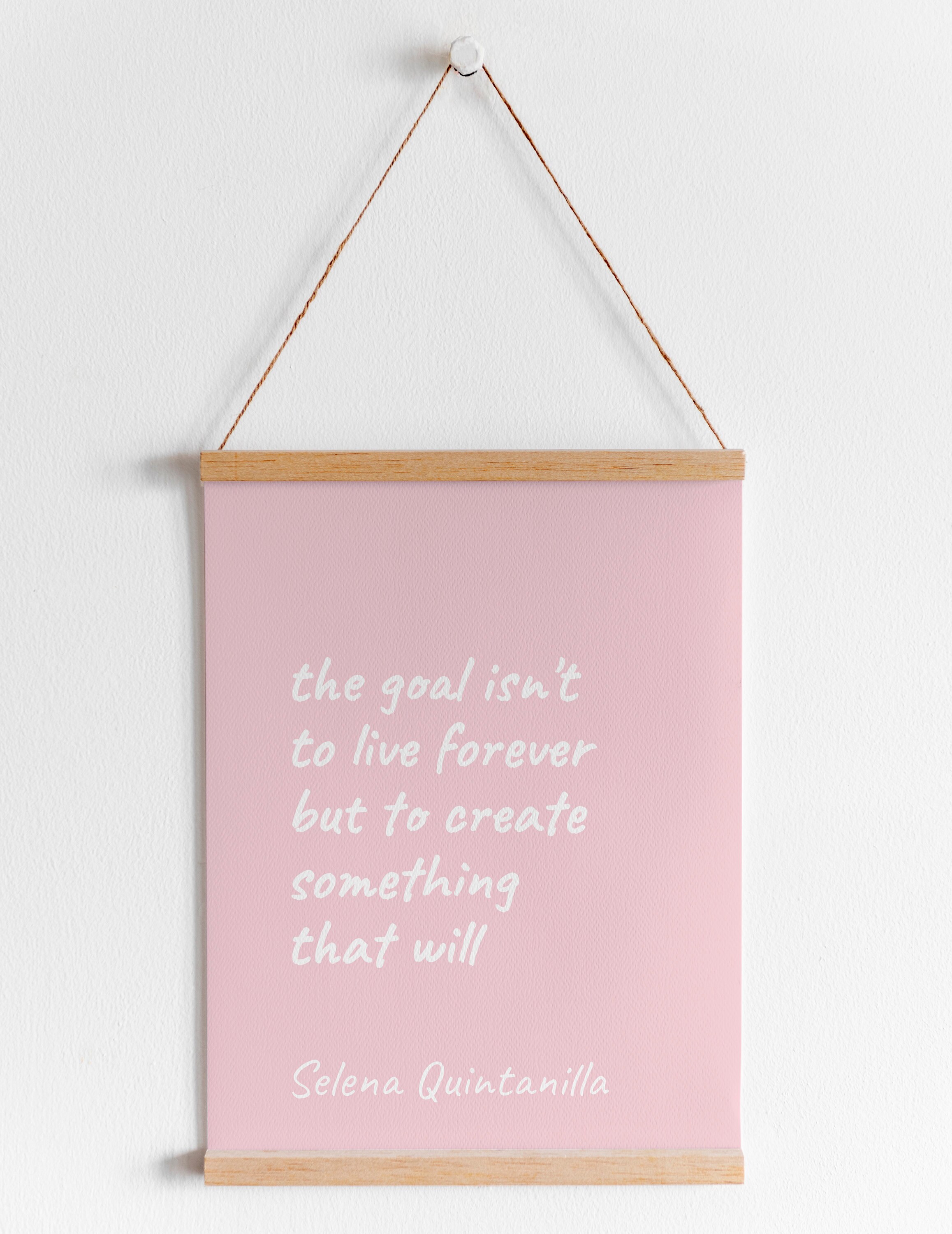 Selena Quintanilla Quote Poster. Latina Music Icon Wall Art. - Etsy