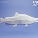 3D Papercraft Salmon Fish Trophy, Alaska Sockeye Paper Home Decoration ...