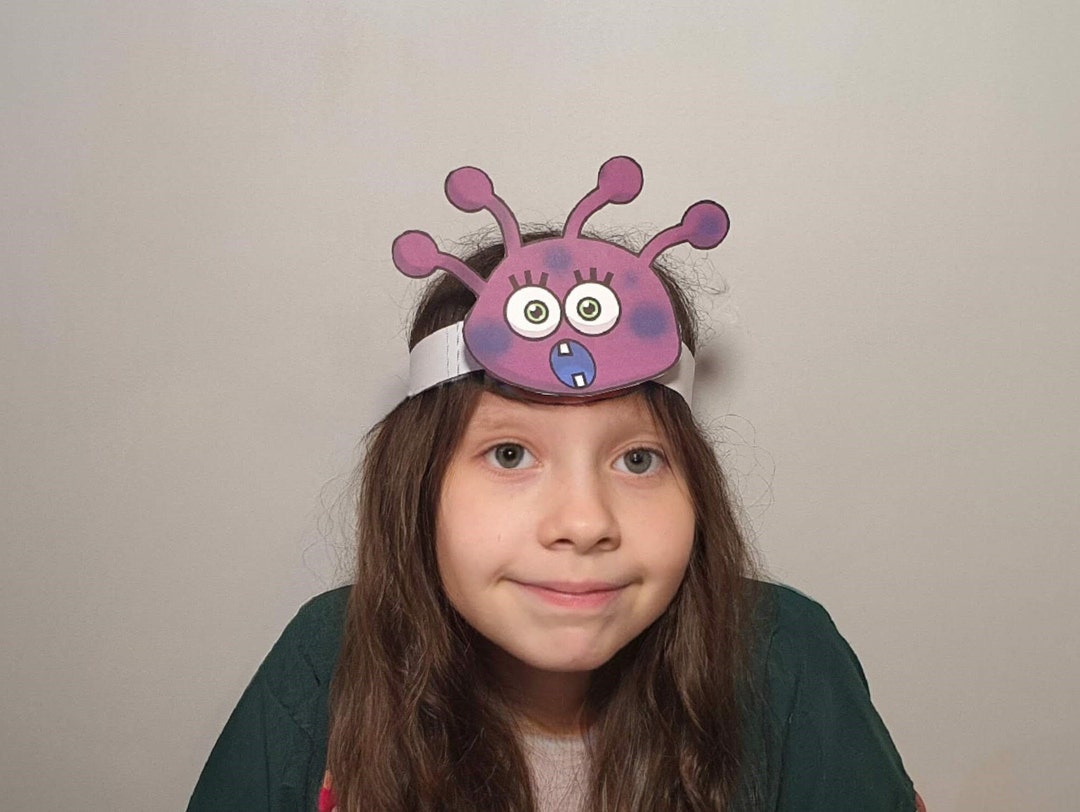 Cool Virus Paper Crown for Birthday and Kindergarten Party - Etsy