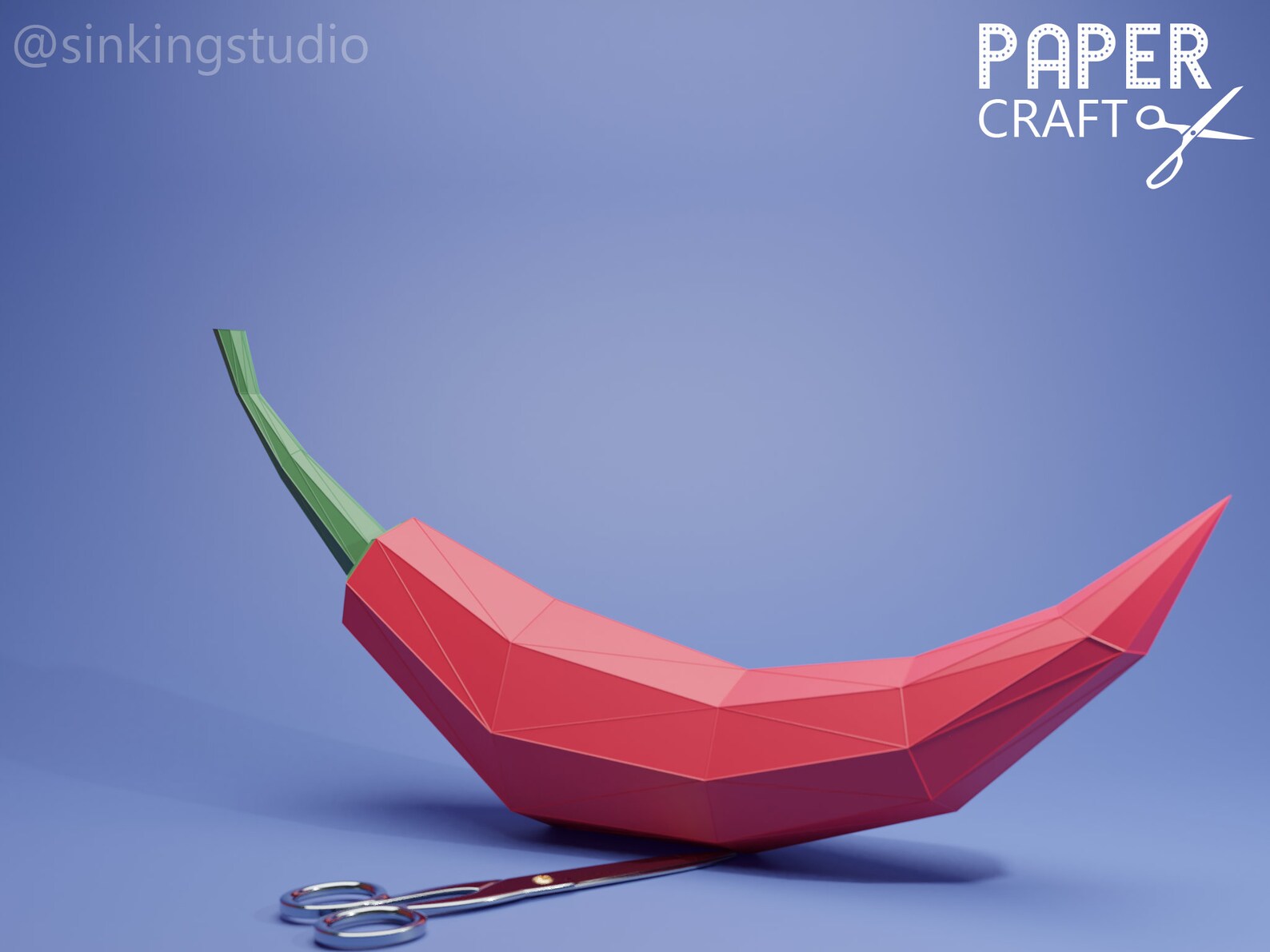 3D Papercraft Chili Pepper Printable Ornament Papercraft 3D Kitchen 3d-papercraft-chili-pepper-printable-ornament-papercraft-3d-kitchen