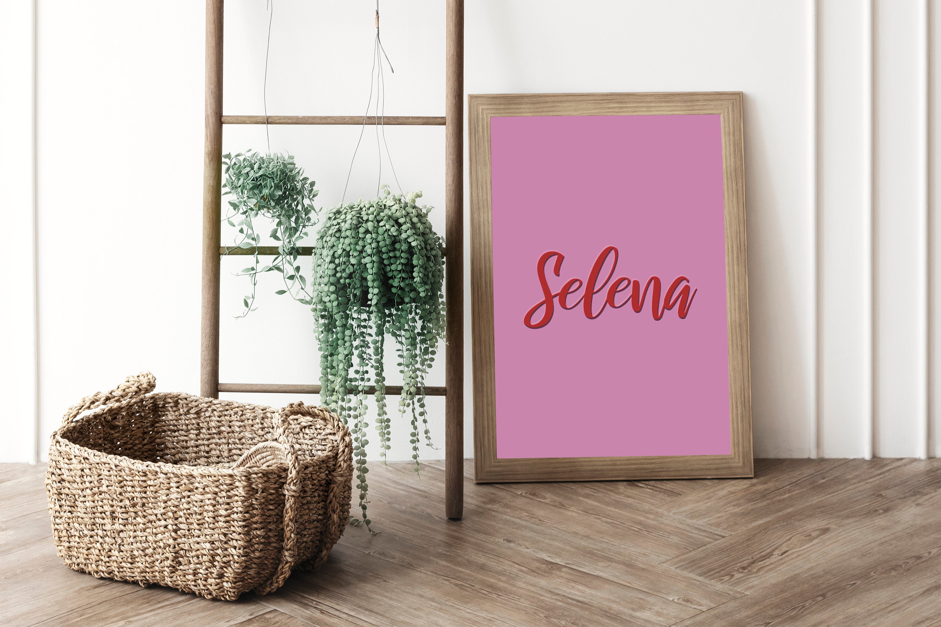 Selena Quintanilla Poster Selena Sign Pink Typography - Etsy