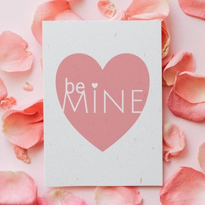 Be Mine Valentine Poster. I Love You Wall Art. Pink Heart for ...