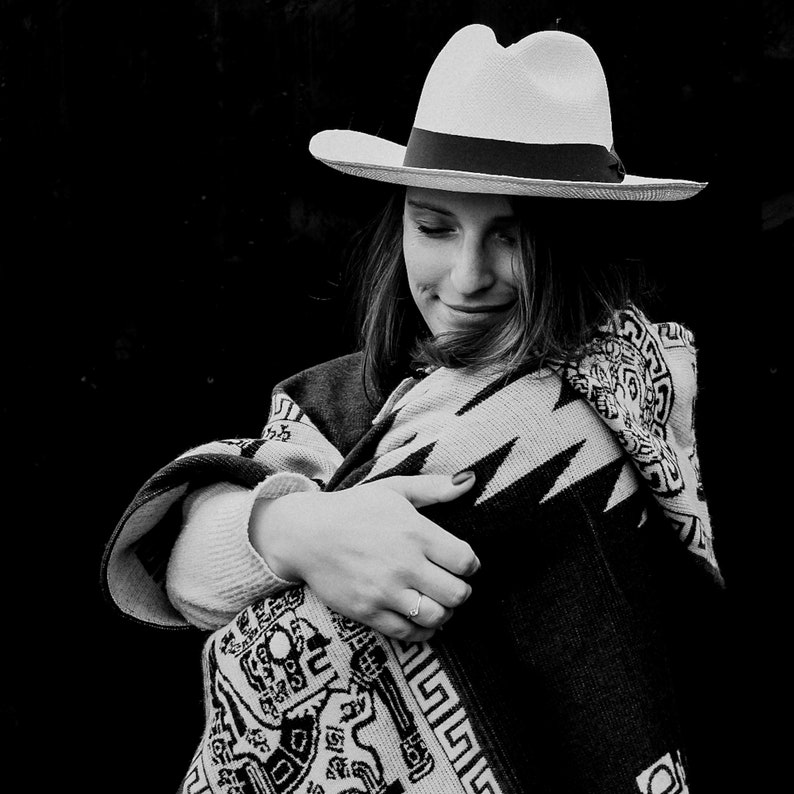 Poncho Inca Wool Poncho Hooded Poncho Peruvian Poncho - Etsy