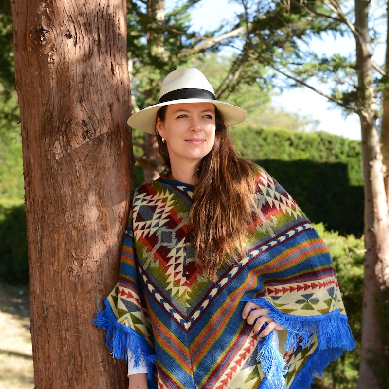 Peruvian Poncho - Etsy