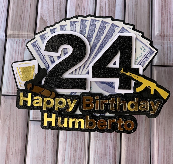 Narcos Themed Cake Topper | Etsy