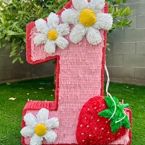 Berry First Birthday Piñata, Strawberry Theme Party Decor - Etsy