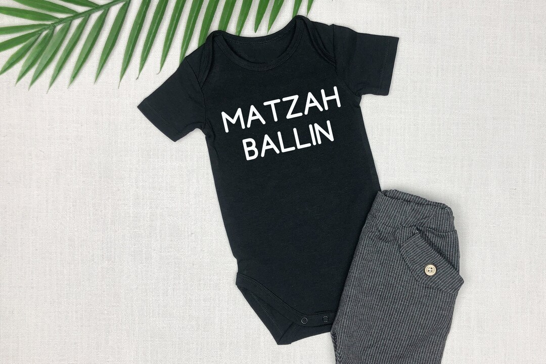 Newborn Hanukkah Outfit, Matzah Ballin, Baby Shower Gift, Hanukkah Gift ...