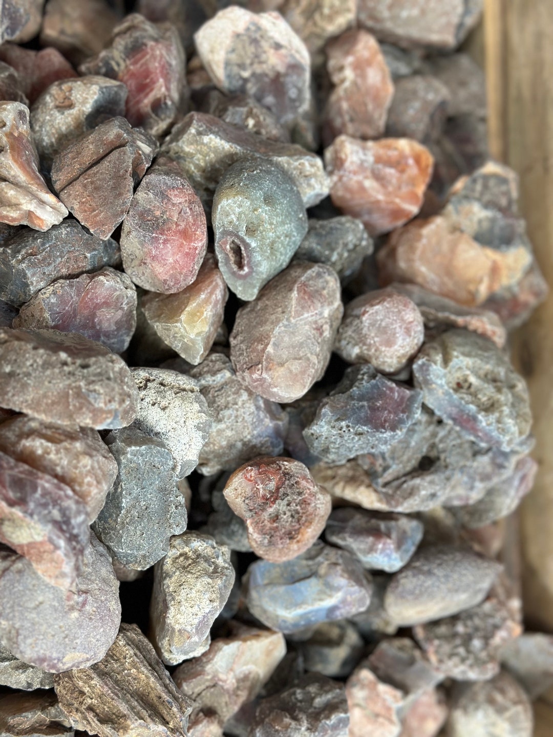 Natural Red Jasper Stone for Aquascaping, Terrariums, Home Decor - Red ...