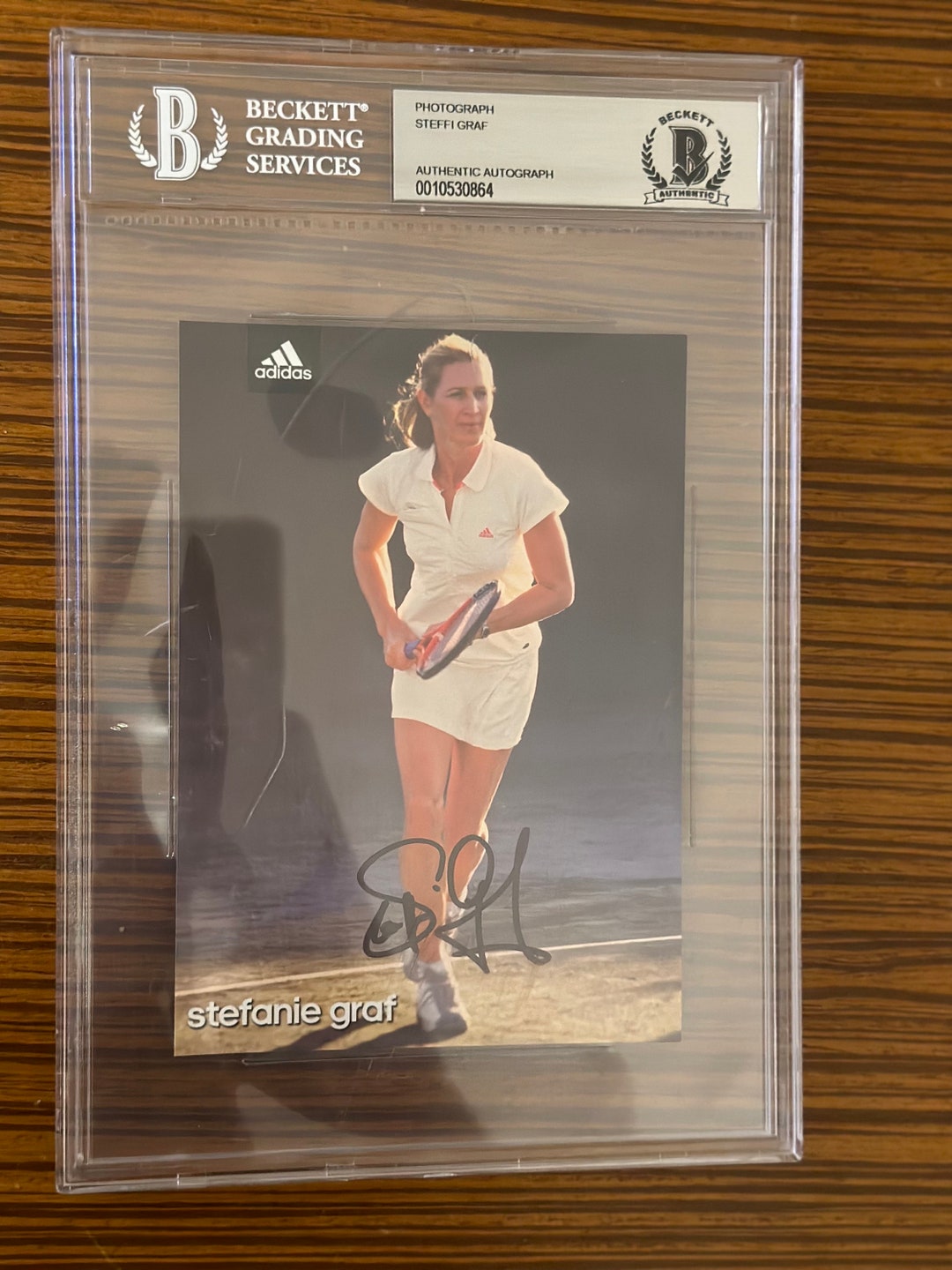 Authentic Steffi Graf Signed Tennis Photograph - Certified Autograph ...