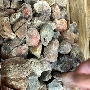 Natural Red Jasper Stone for Aquascaping, Terrariums, Home Decor - Red ...