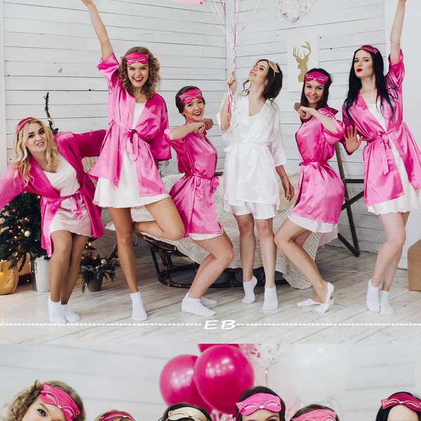 Hot Pink Robe - Etsy